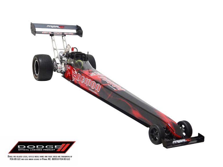 QS 1/5 Scale RTR Dodge SRT Demon Gas Powered Dragster – Primal RC
